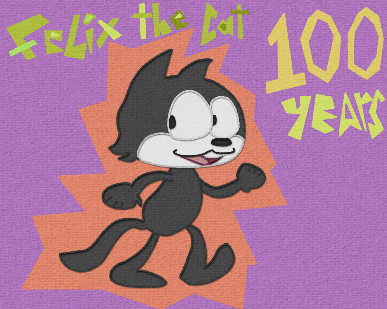 Happy 100th Anniversary, Felix the Cat! - Finished Artworks - Krita Artists