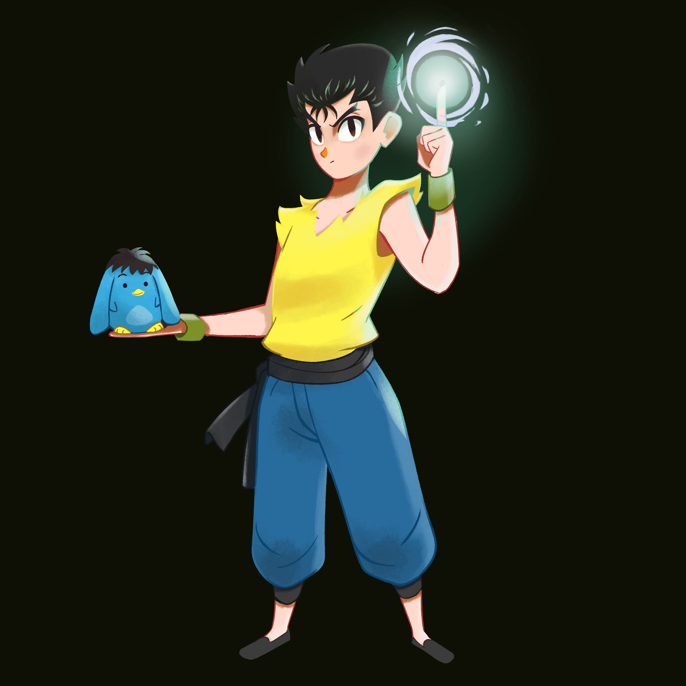 Yusuke Urameshi Fan Art - Yuyu Hakusho - Finished Artworks - Krita Artists