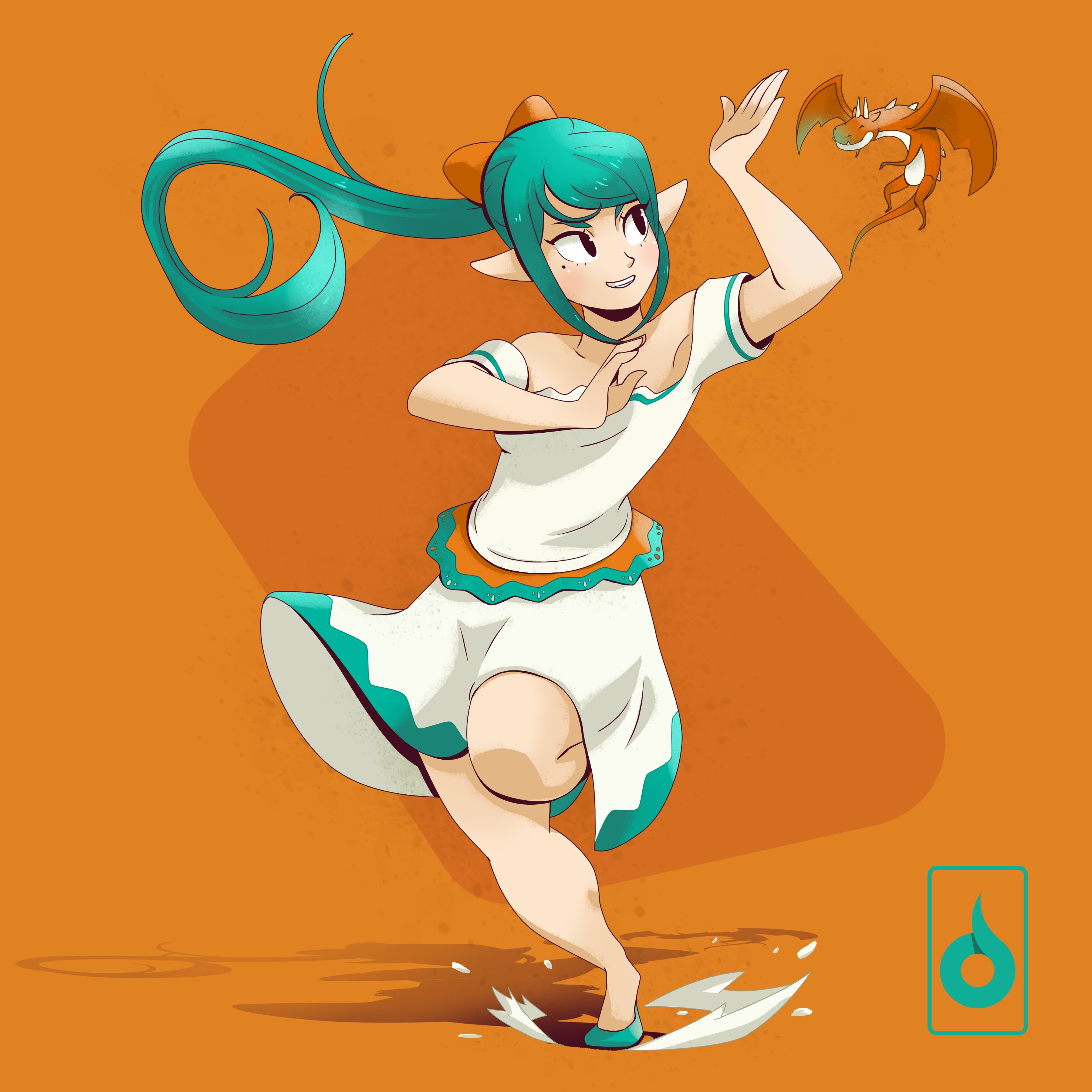 Dancer Elf - Finished Artworks - Krita Artists
