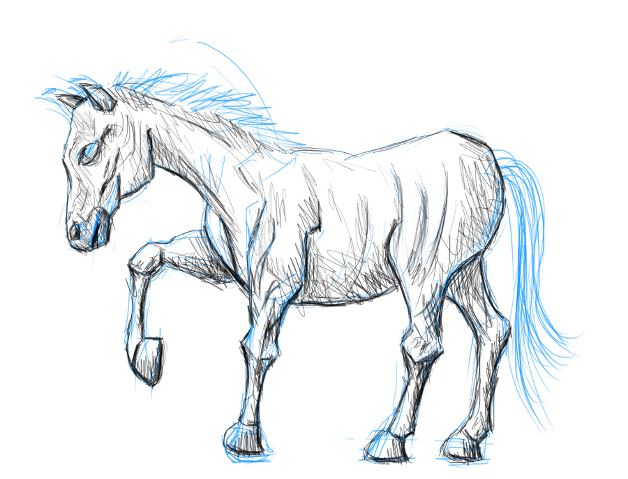 Horse progress - Work In Progress - Krita Artists