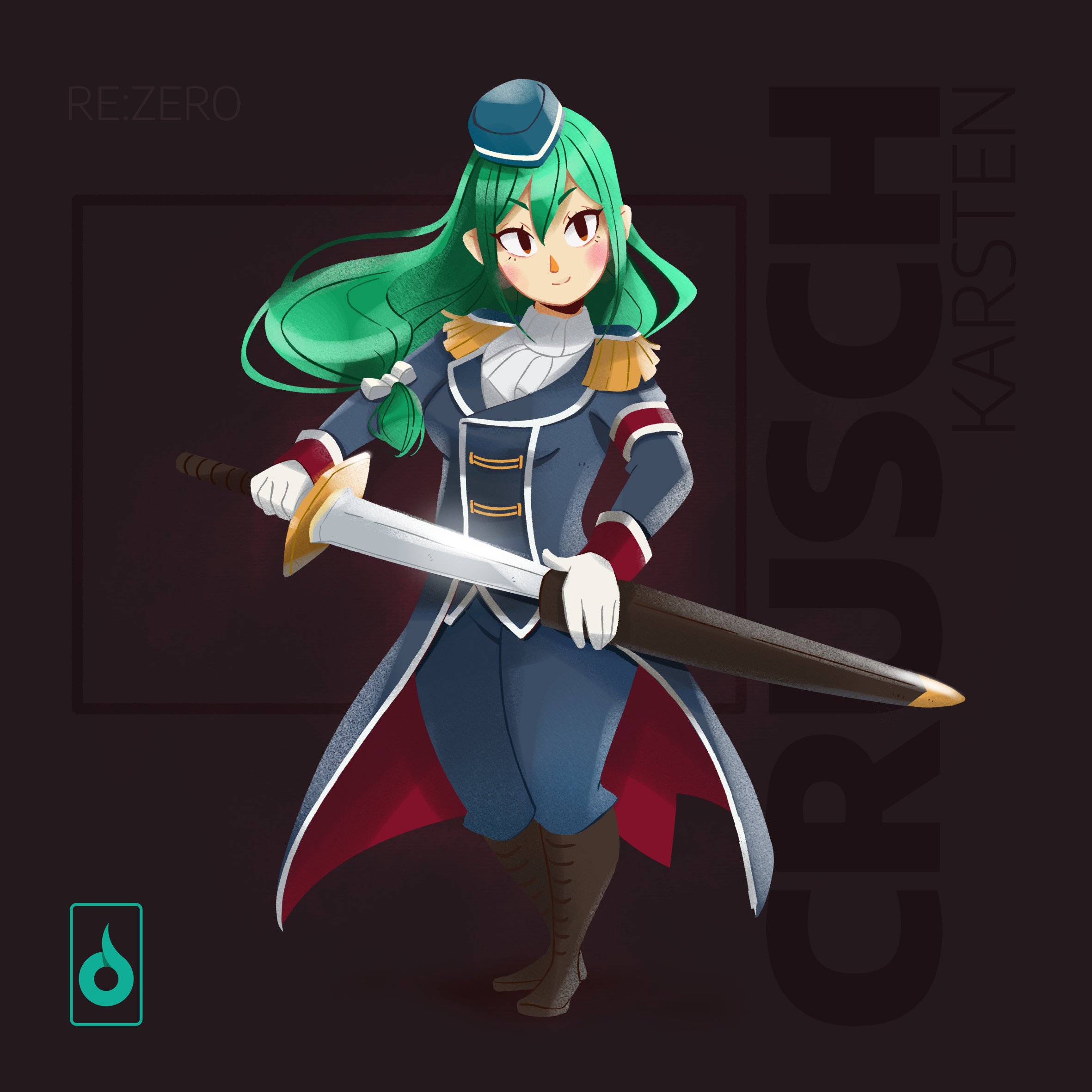 Crusch Karsten Fan Art - Re:Zero - Finished Artworks - Krita Artists