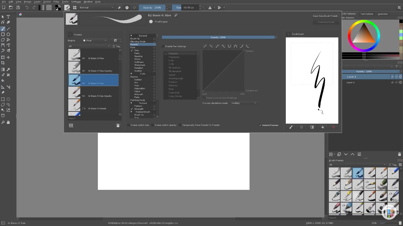 Big Icons/Tabs and Same Brushstrokes - General Questions - Krita Artists