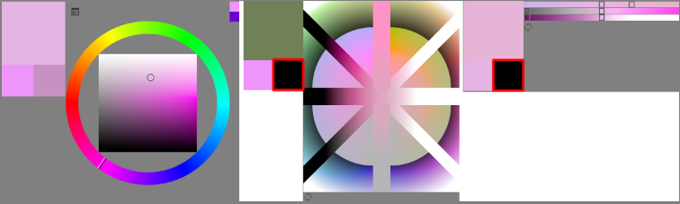 Preview bug for Mypaint color selector and Minimal color selector ...