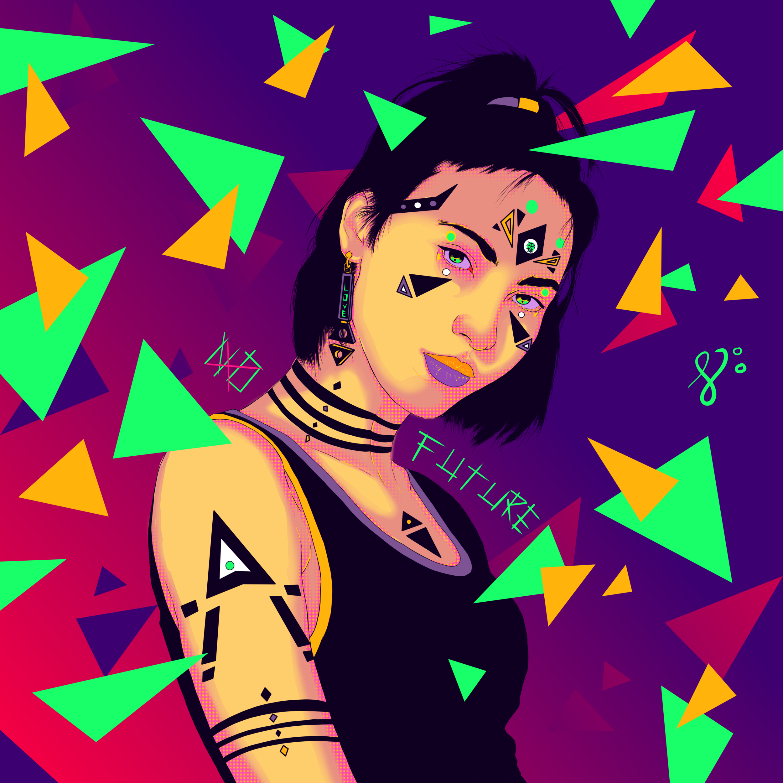 Cyberpunk No future - Finished Artworks - Krita Artists