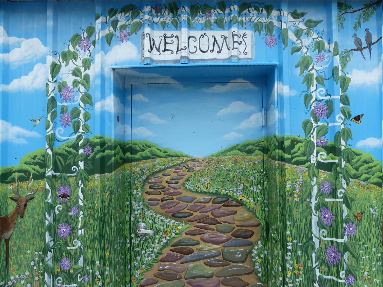Nature themed Mural in FL - Traditional - Krita Artists