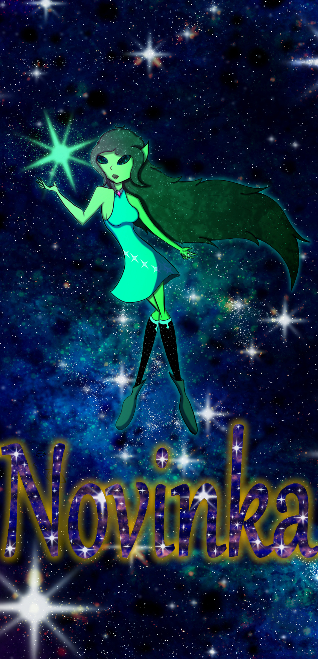 Novinka Alien OC - Finished Artworks - Krita Artists