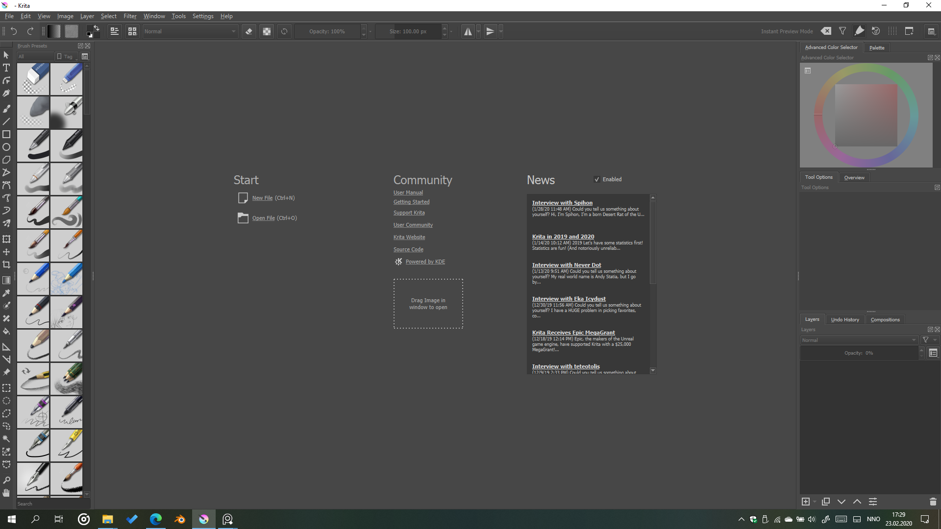 Better discoverability on the start screen - Artists Feedback & Testing ...