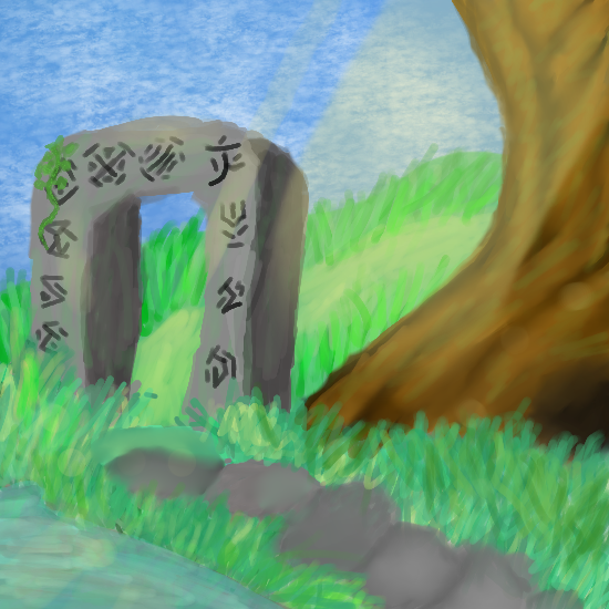 The strange pathway - Finished Artworks - Krita Artists