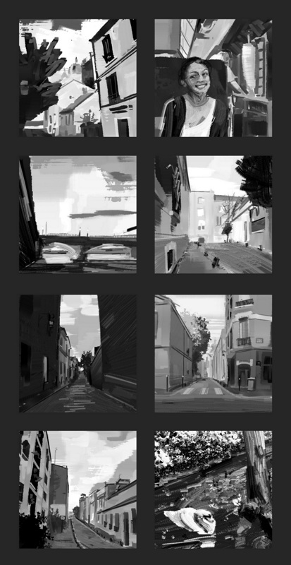 Thumbnail studies - Finished Artworks - Krita Artists