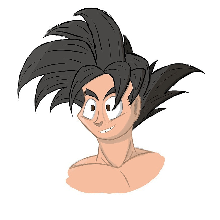 Goku base I drew entirely with krita - Finished Artworks - Krita Artists