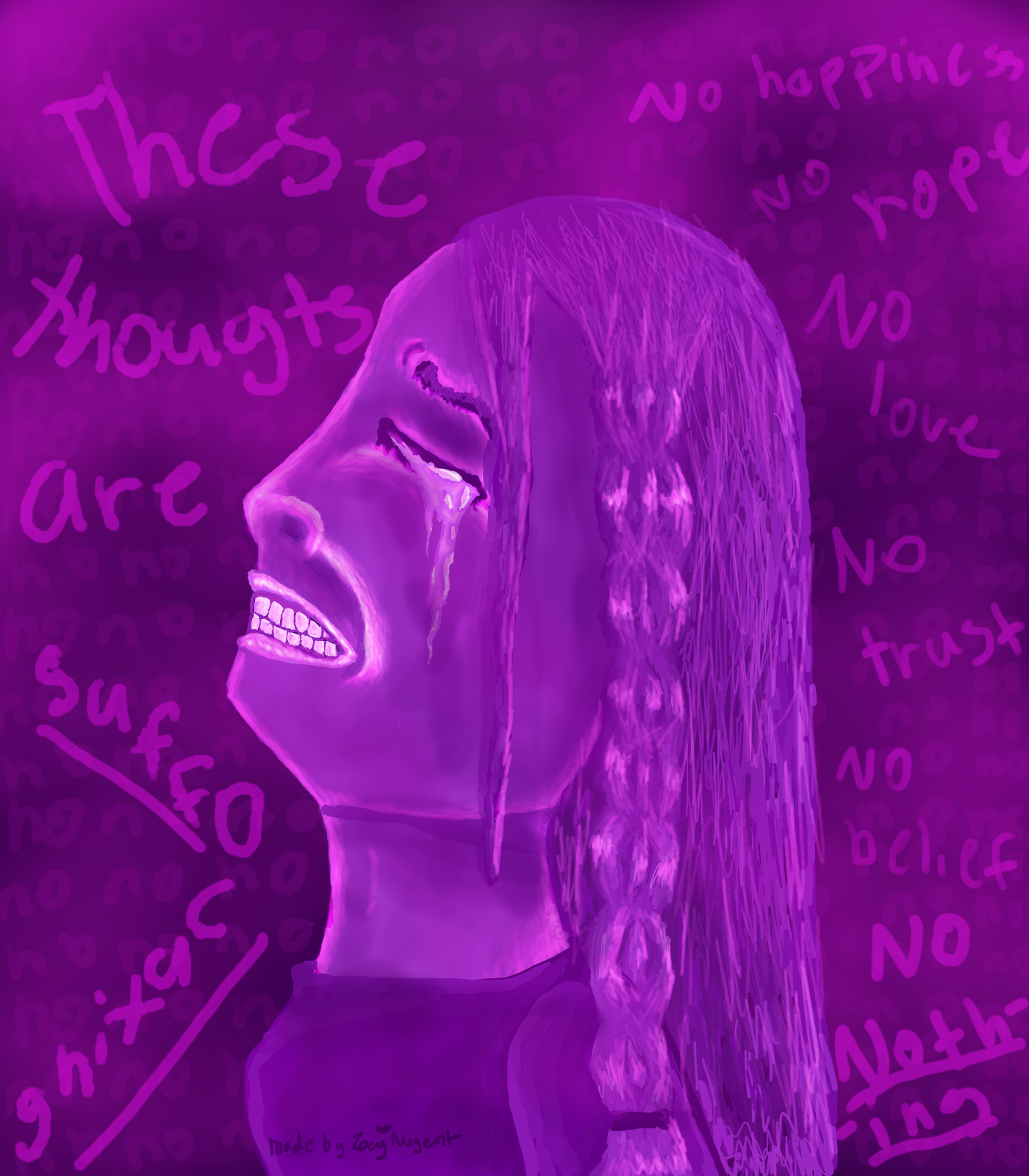 Suffocating Thoughts - Finished Artworks - Krita Artists