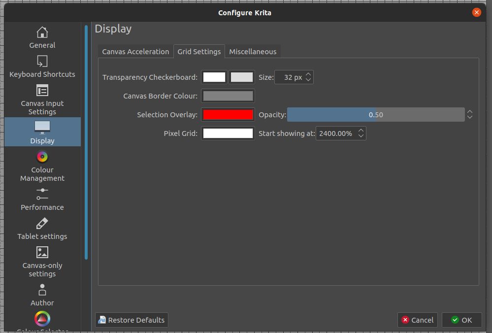 How To Change Grid Size 3 By Mourgos General ions Krita Artists