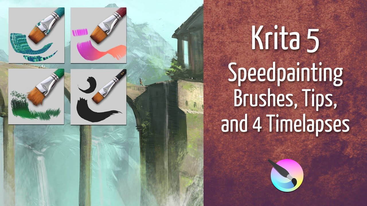 Speedpaintings Brushes: Flat brushes - Brushes and Bundles - Krita Artists
