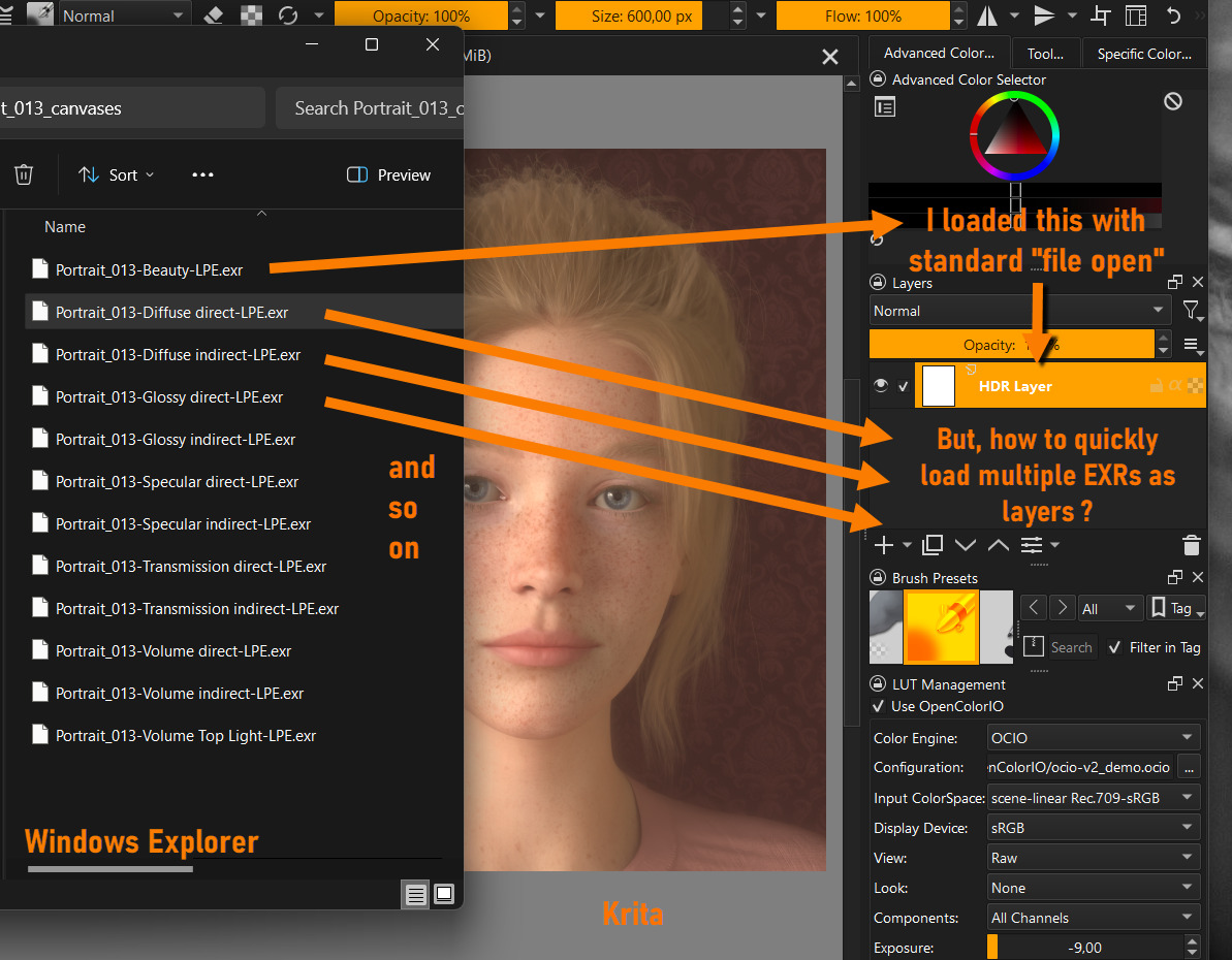 Create multiple layers from multiple files? - General Questions - Krita Artists