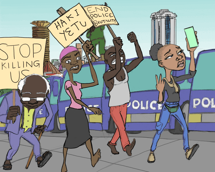 Protest Animation- updated and colored - Animations - Krita Artists