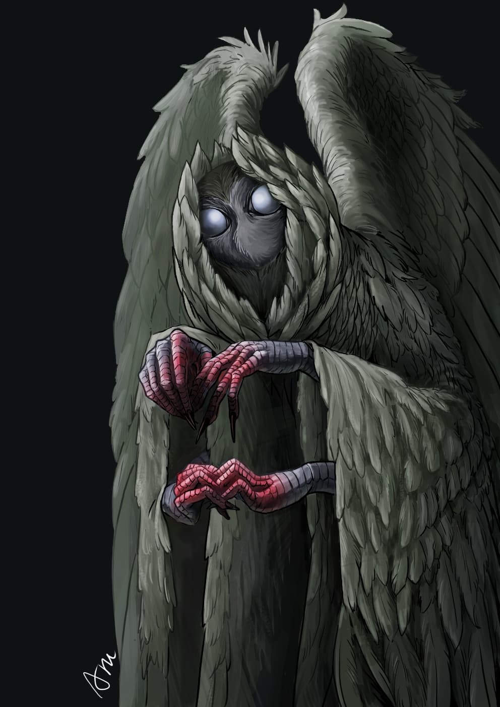 Owl creature - Finished Artworks - Krita Artists