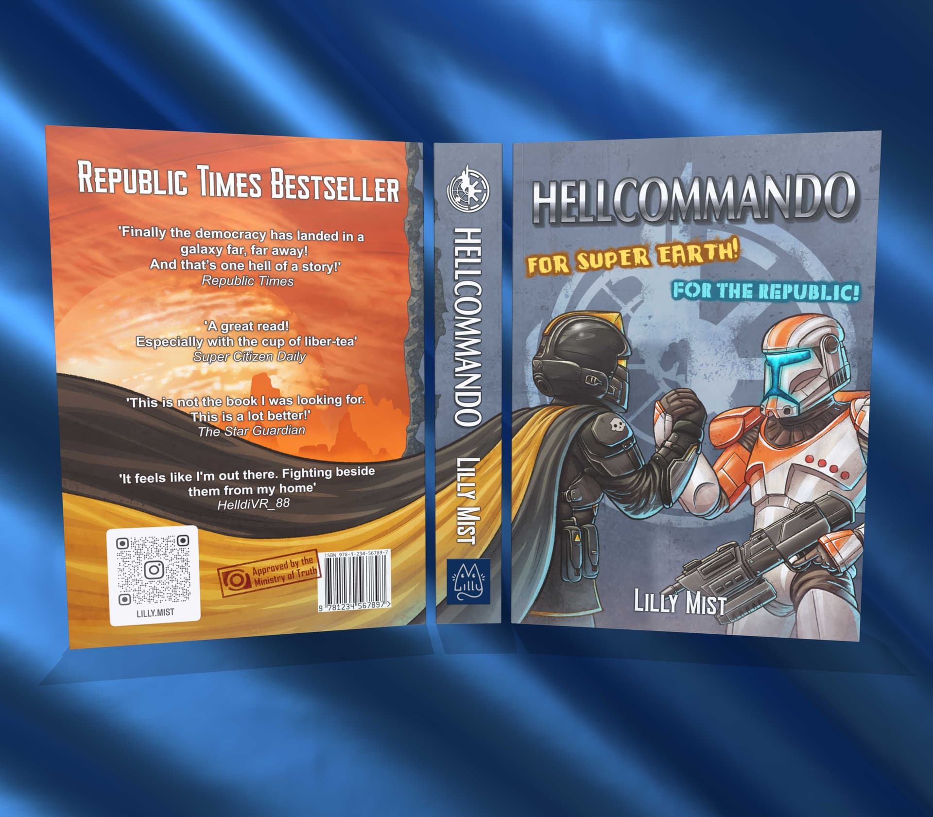 Hellcommando book cover design - Finished Artworks - Krita Artists