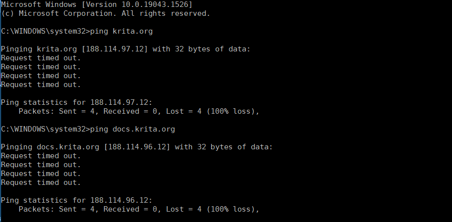 Krita website not available anymore unless I use a VPN? - off-topic ...