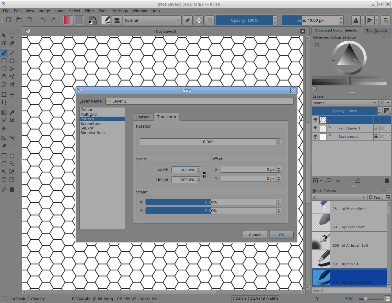 Hexagonal grid - General Questions - Krita Artists