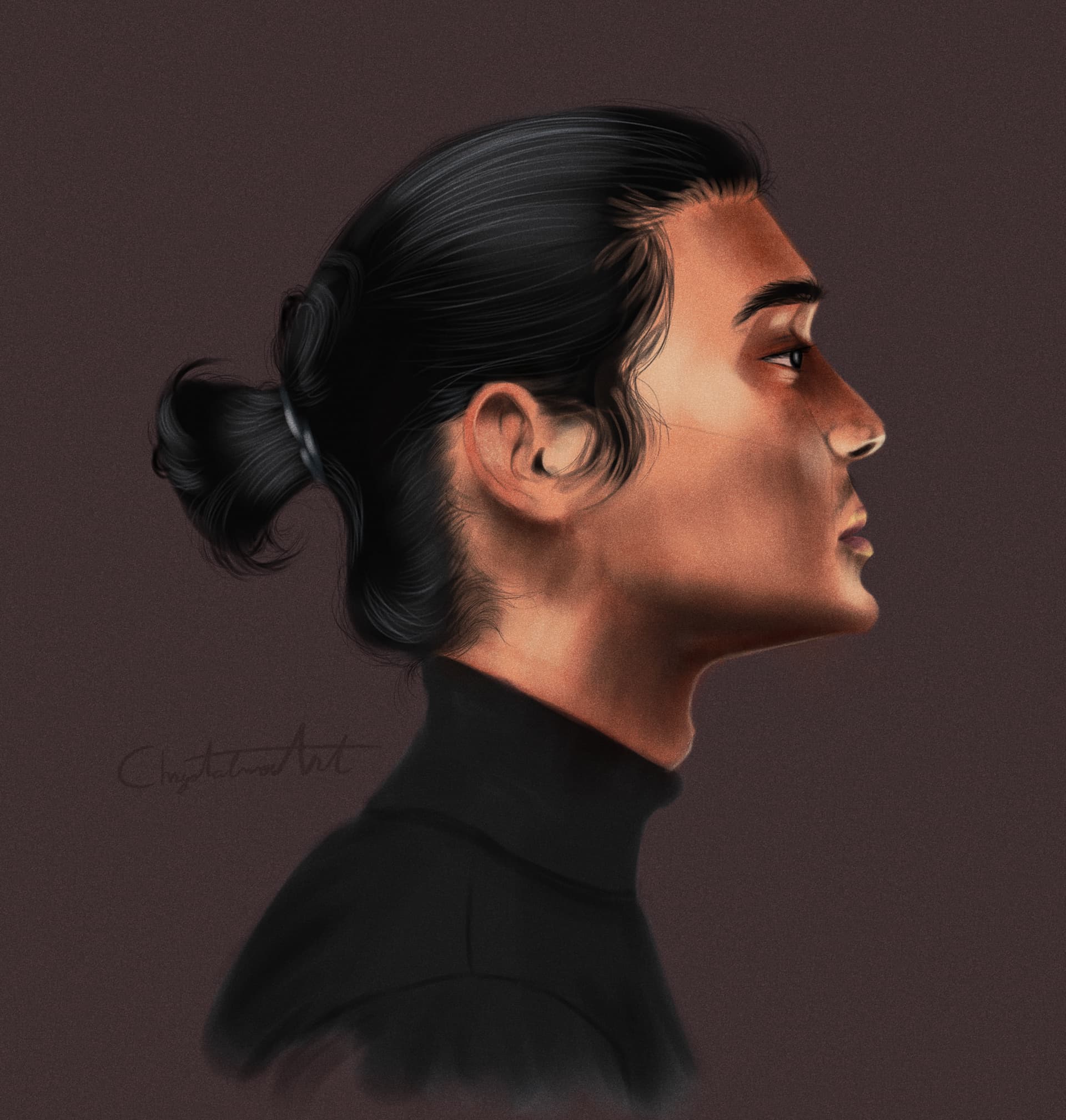 Side profile practice (9) - Finished Artworks - Krita Artists