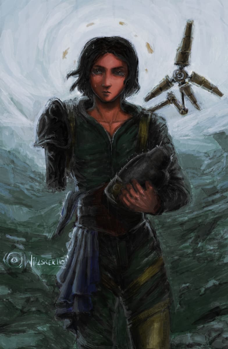 My oc Niccolas in Death Stranding - Finished Artworks - Krita Artists