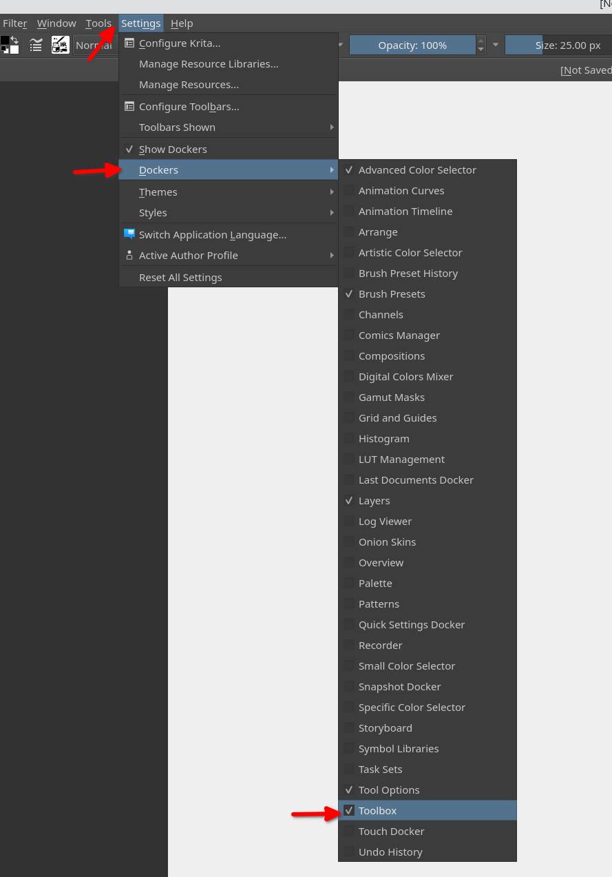 Window - New View - NO 2 Monitor - General Questions - Krita Artists