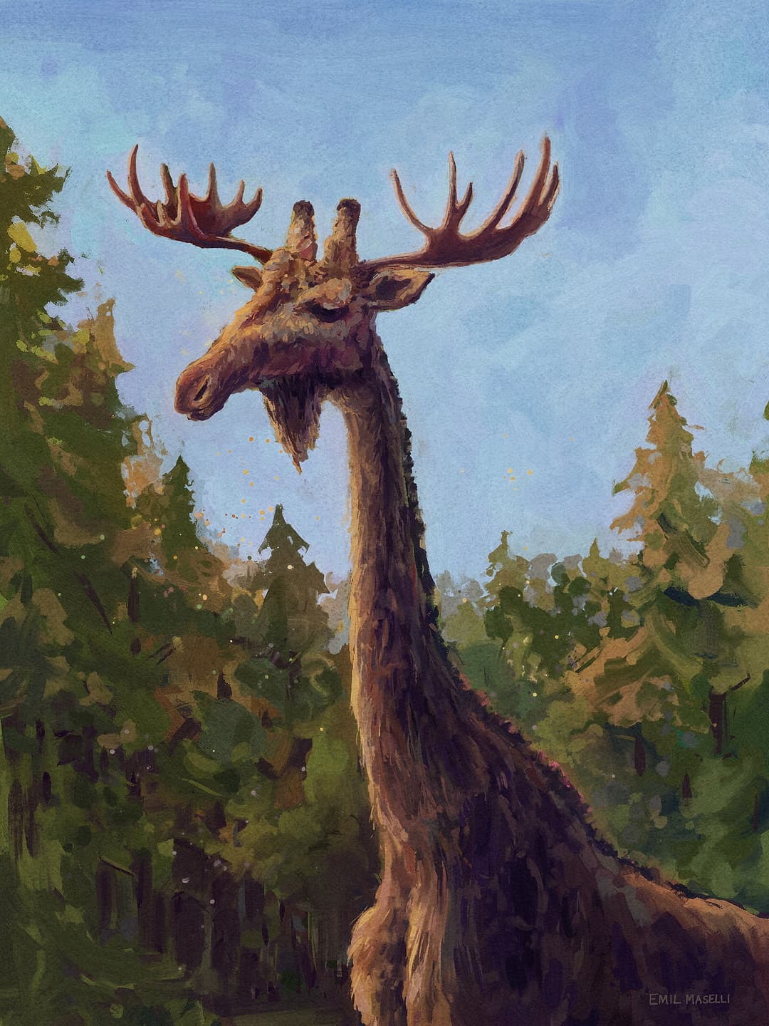 Moose giraffes - Finished Artworks - Krita Artists