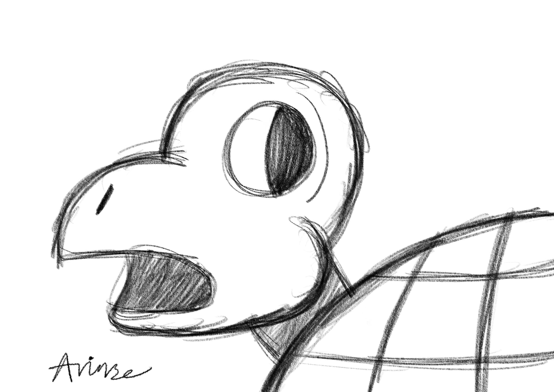 Tortoise Sketch - sketchbook - Krita Artists