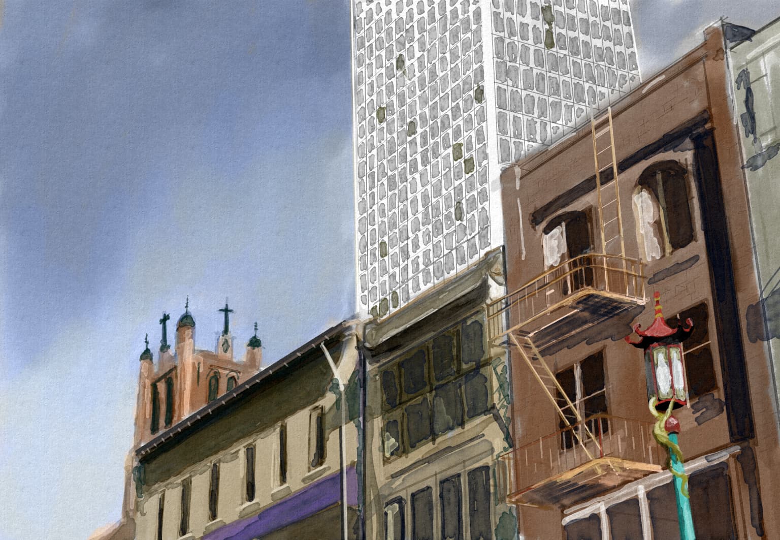 China Town - Finished Artworks - Krita Artists