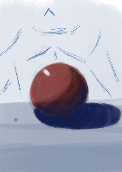 Sketching and filling a ball in order to study color rendering ...