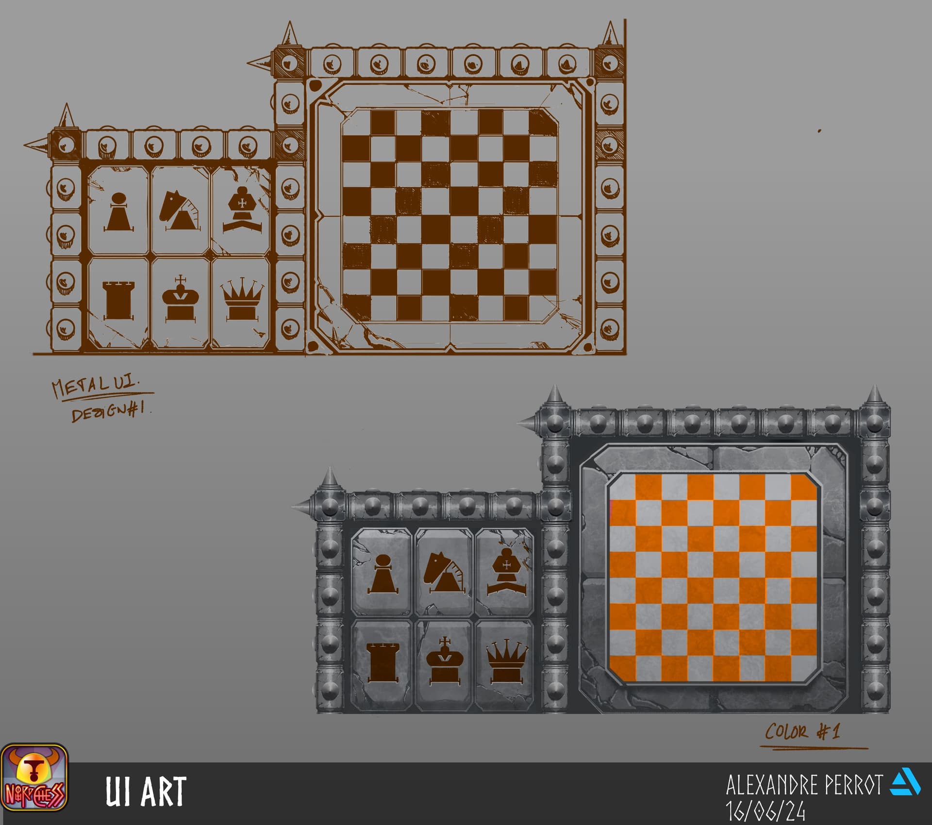Some UI design for a game - Finished Artworks - Krita Artists