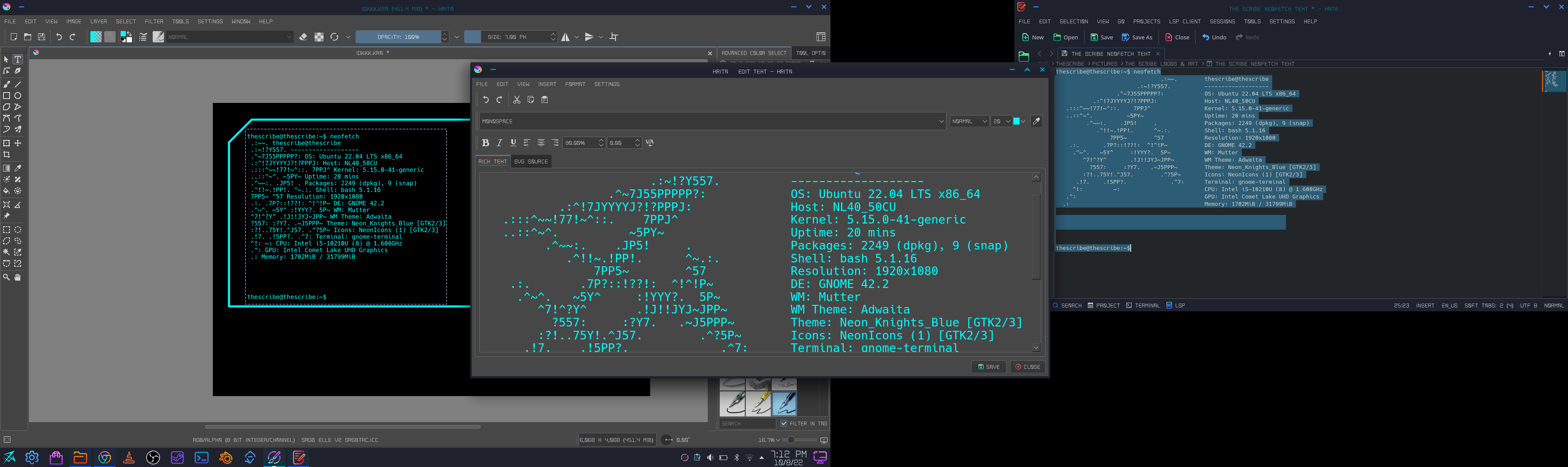 Can't get text feature to work with ascii art - General Questions ...