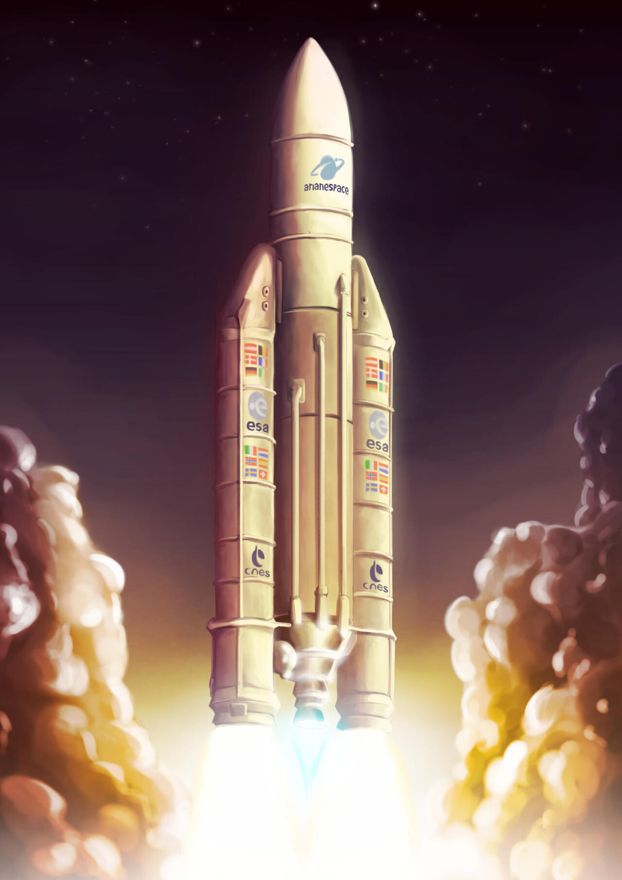 Ariane 5 rocket - Finished Artworks - Krita Artists