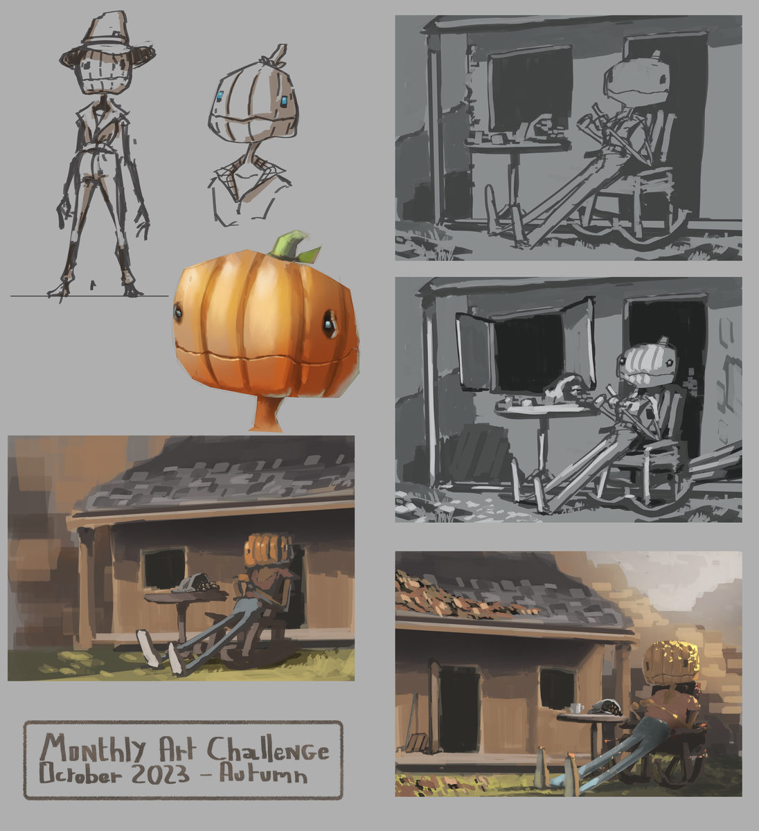 Monthly Art Challenge WIPs and Discussion Thread – October 2023 ...