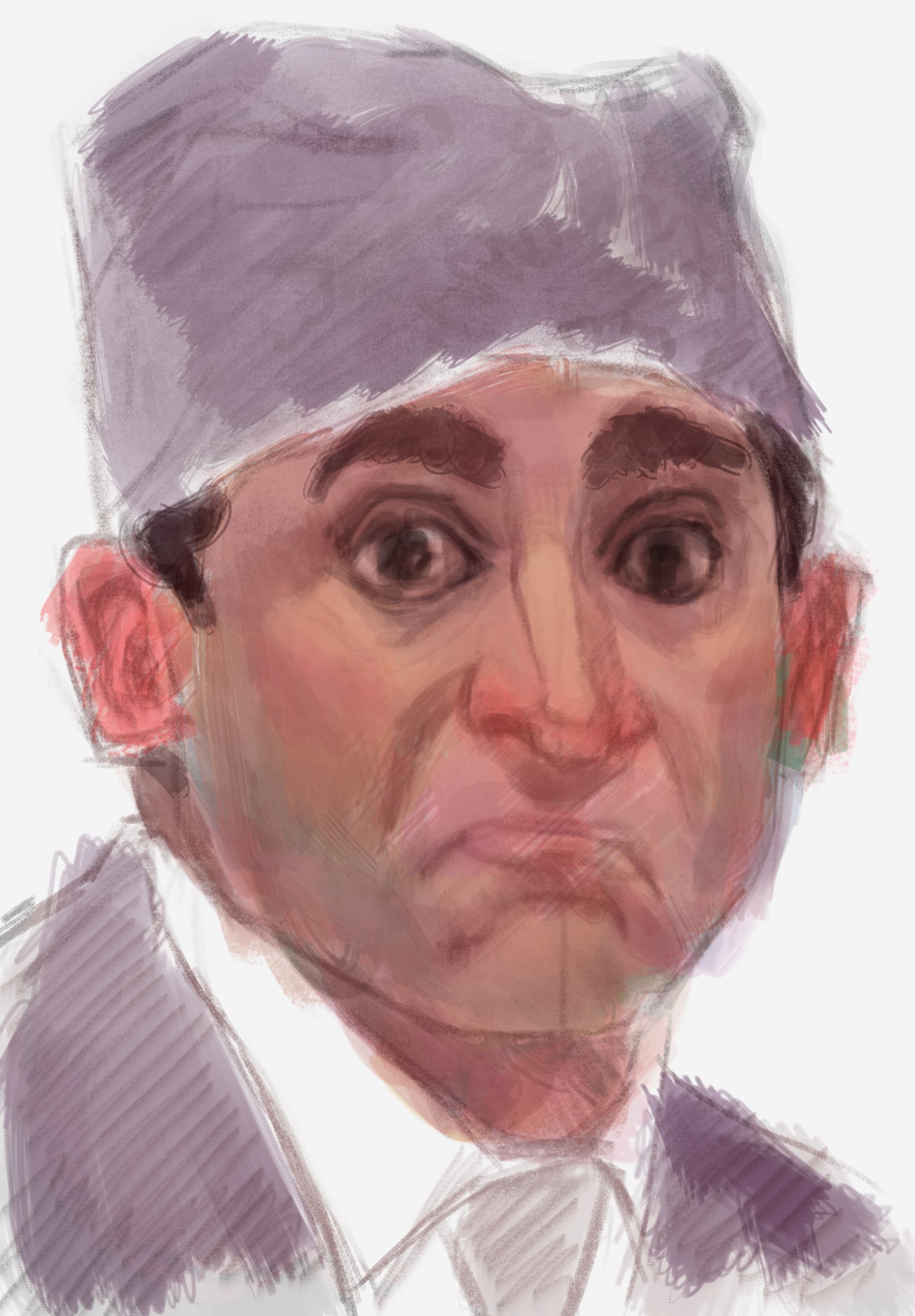Practice piece (michael scott) - Finished Artworks - Krita Artists