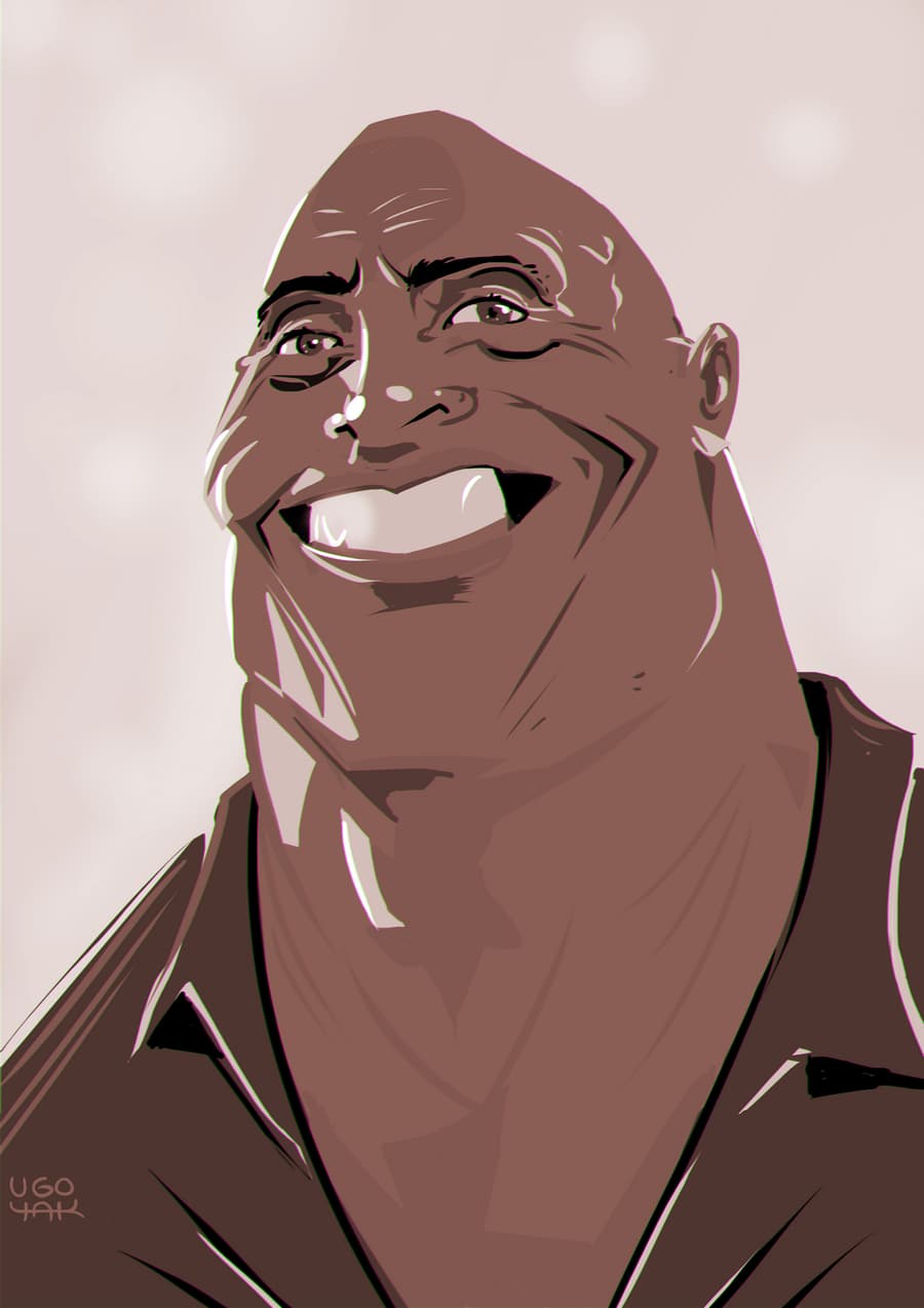 Caricatures (Akira Toriyama / Lance Reddick / Dwayne Johnson ...