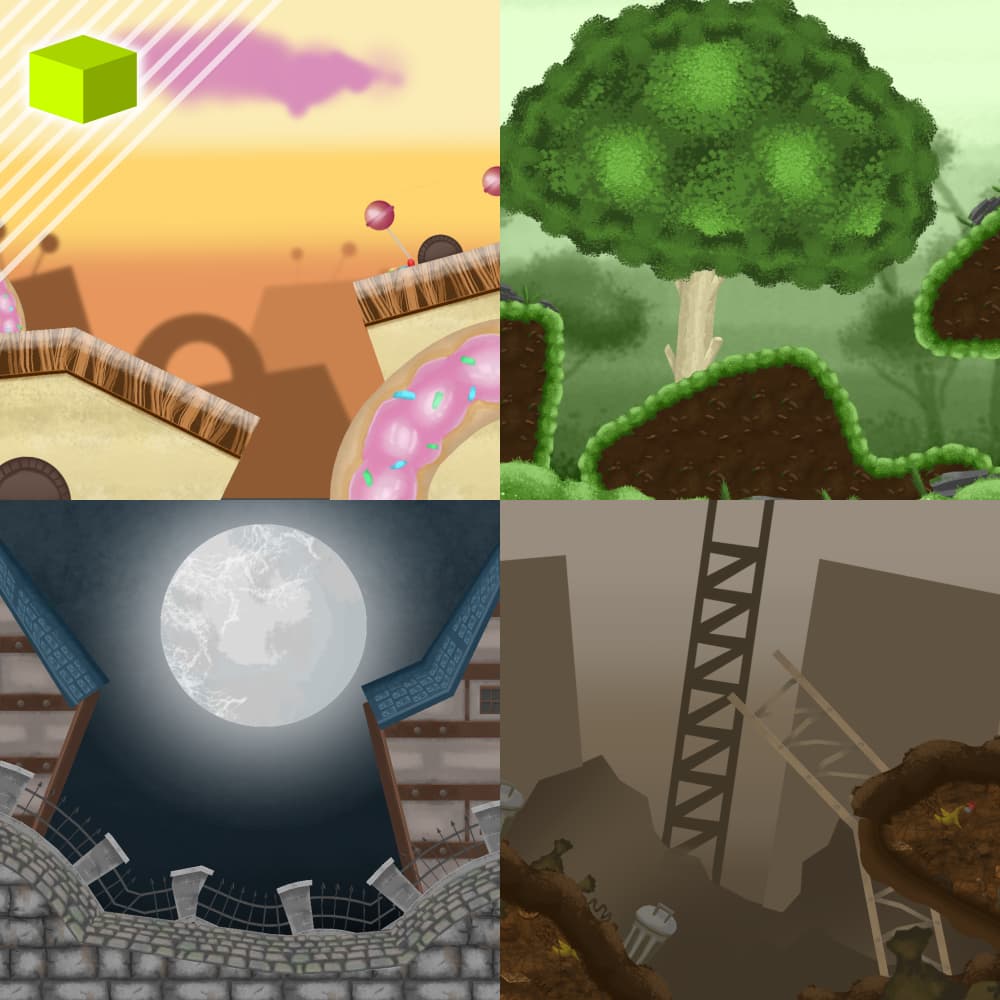 Platform Game Textures - Finished Artworks - Krita Artists