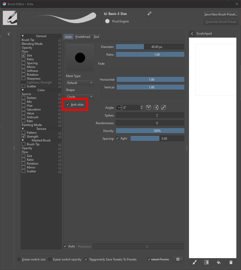 XPPen Artist 10 2nd - brushstroke help - Input Device Support - Krita Artists