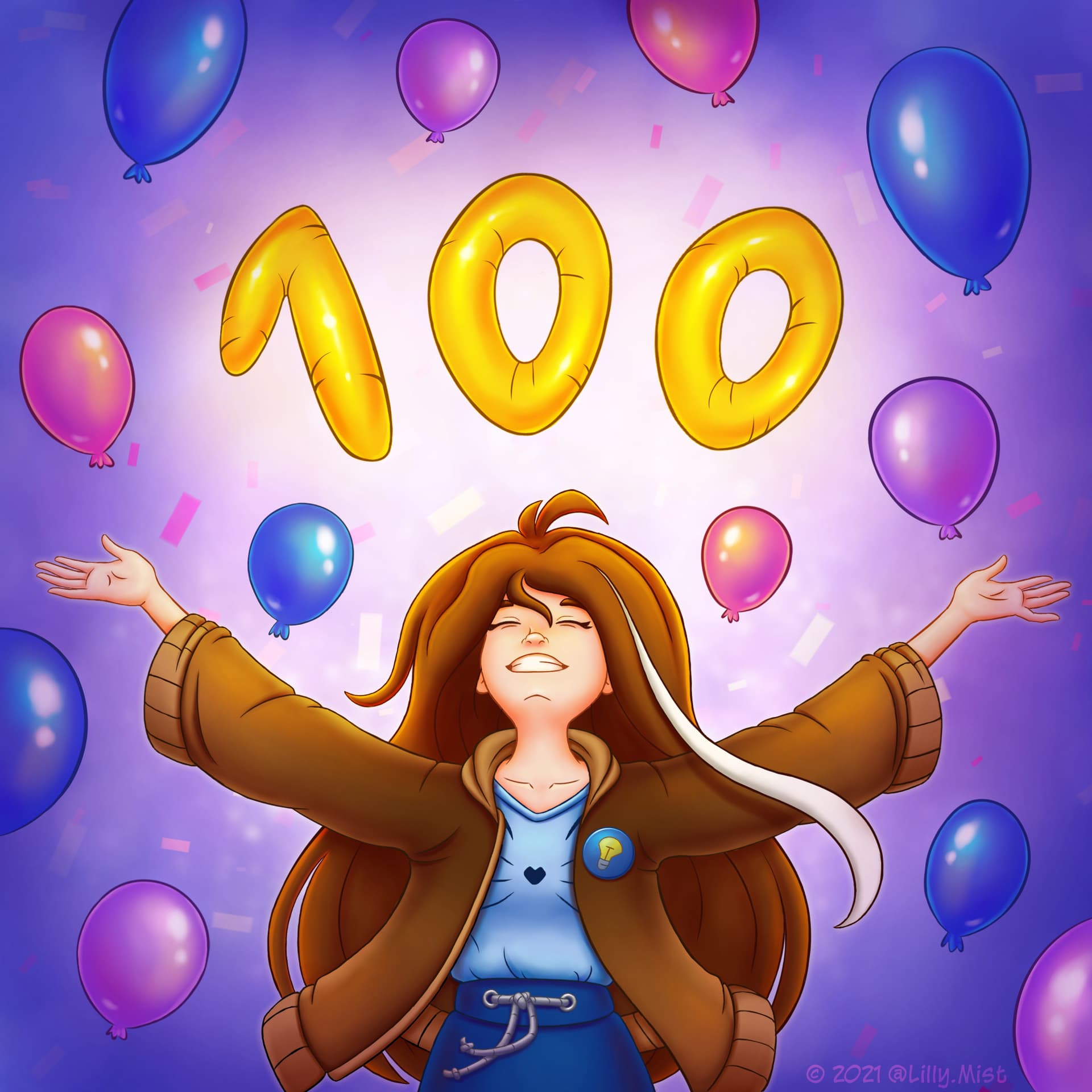 100 subs celebration )) - Finished Artworks - Krita Artists