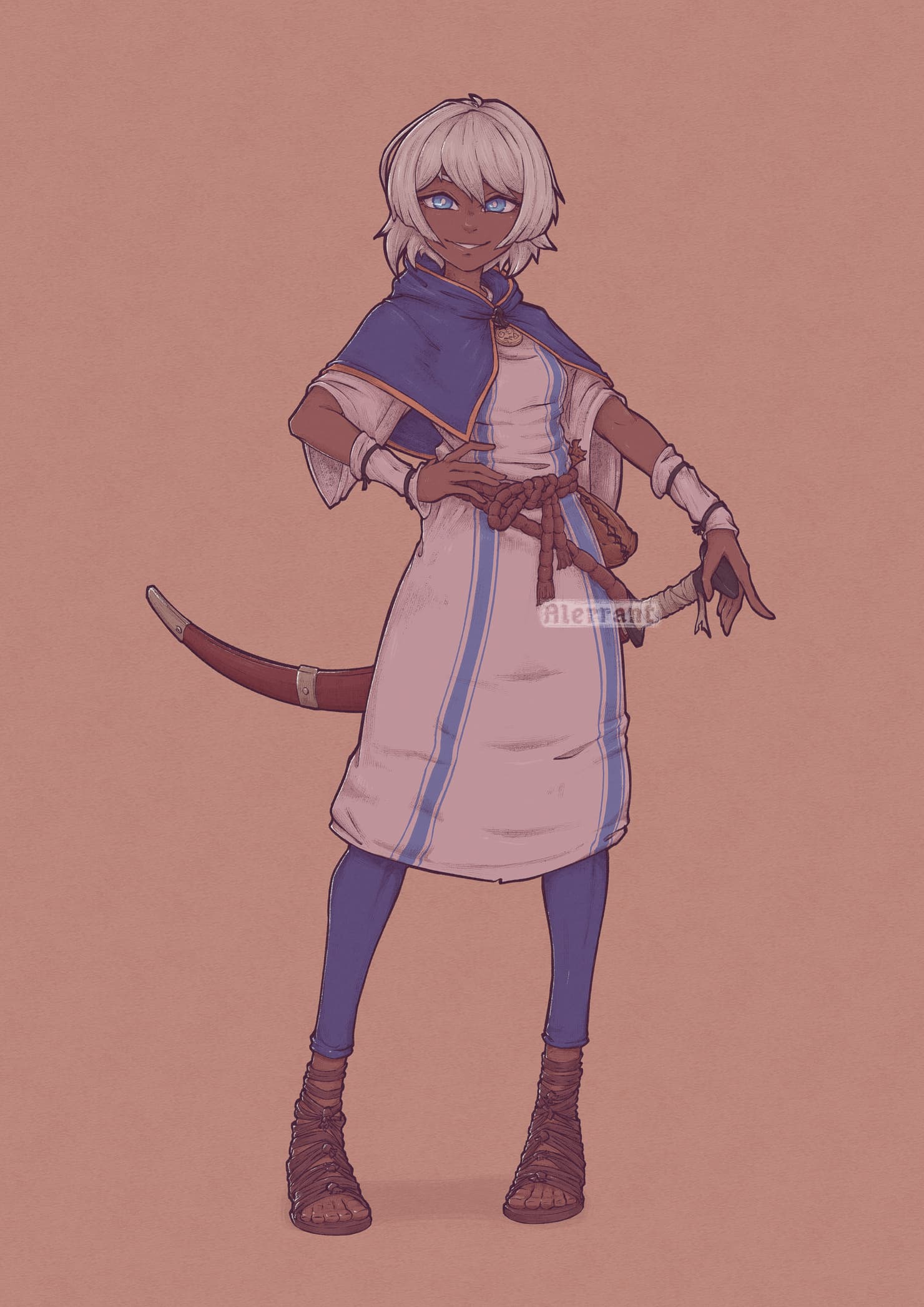 Sasaba, Swordswoman of the Southern Deserts - Finished Artworks - Krita ...