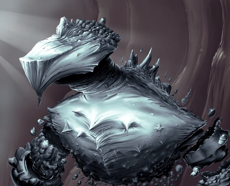 Mysterious Rock Creature - Finished Artworks - Krita Artists