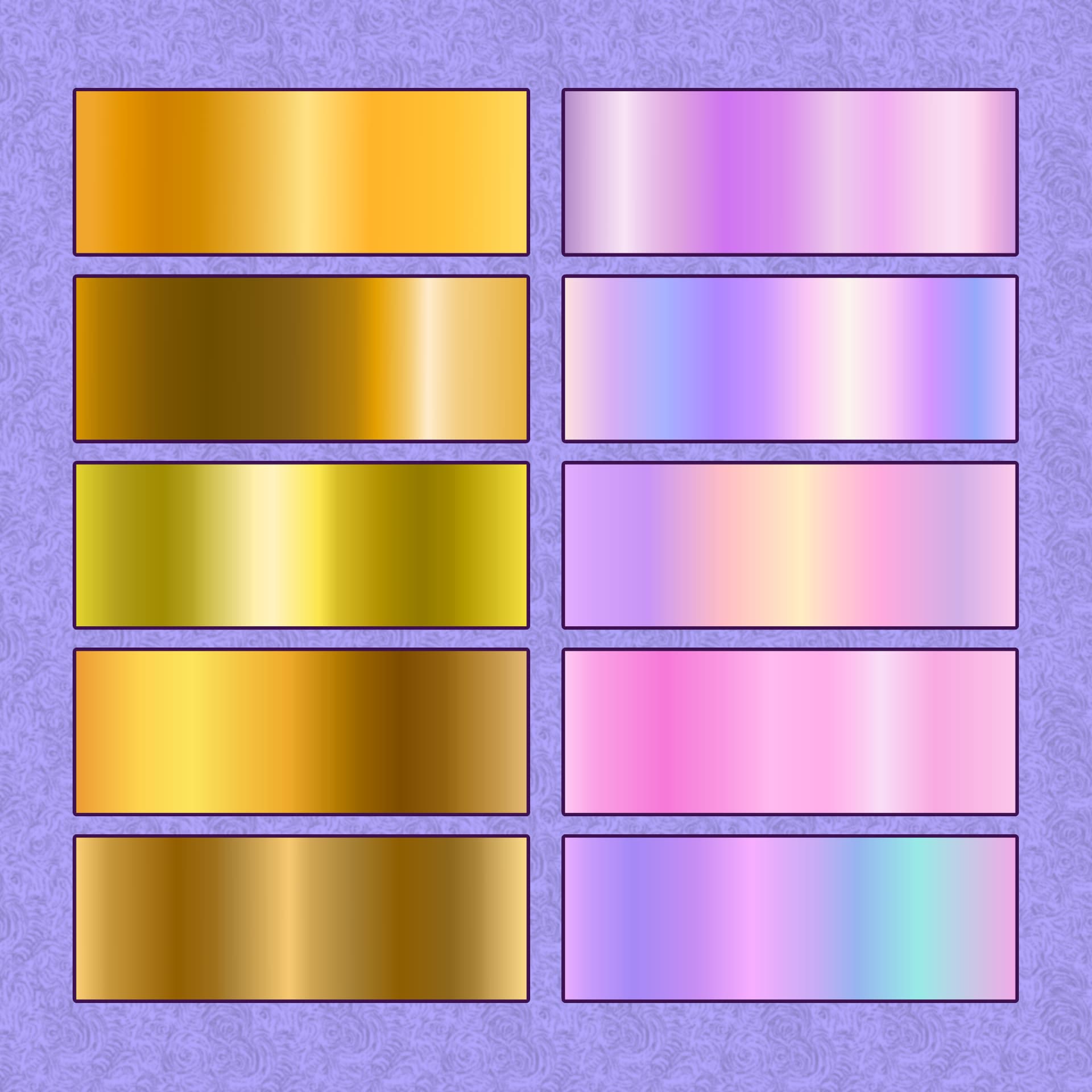 Gold and Pearl - Gradients set for Krita - Brushes and Bundles - Krita ...