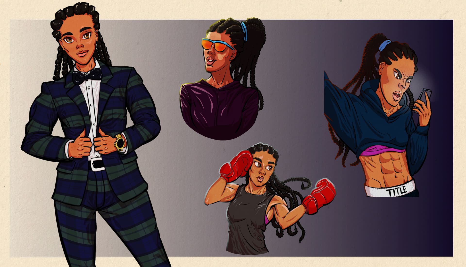 Character Mashup - Finished Artworks - Krita Artists