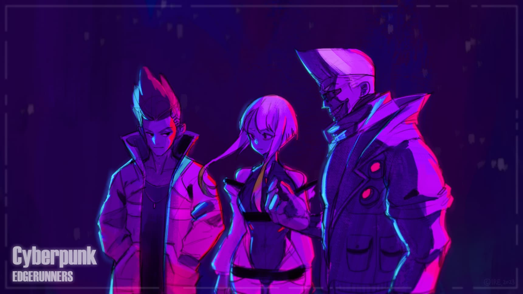 Cyberpunk : Edgerunners - Finished Artworks - Krita Artists
