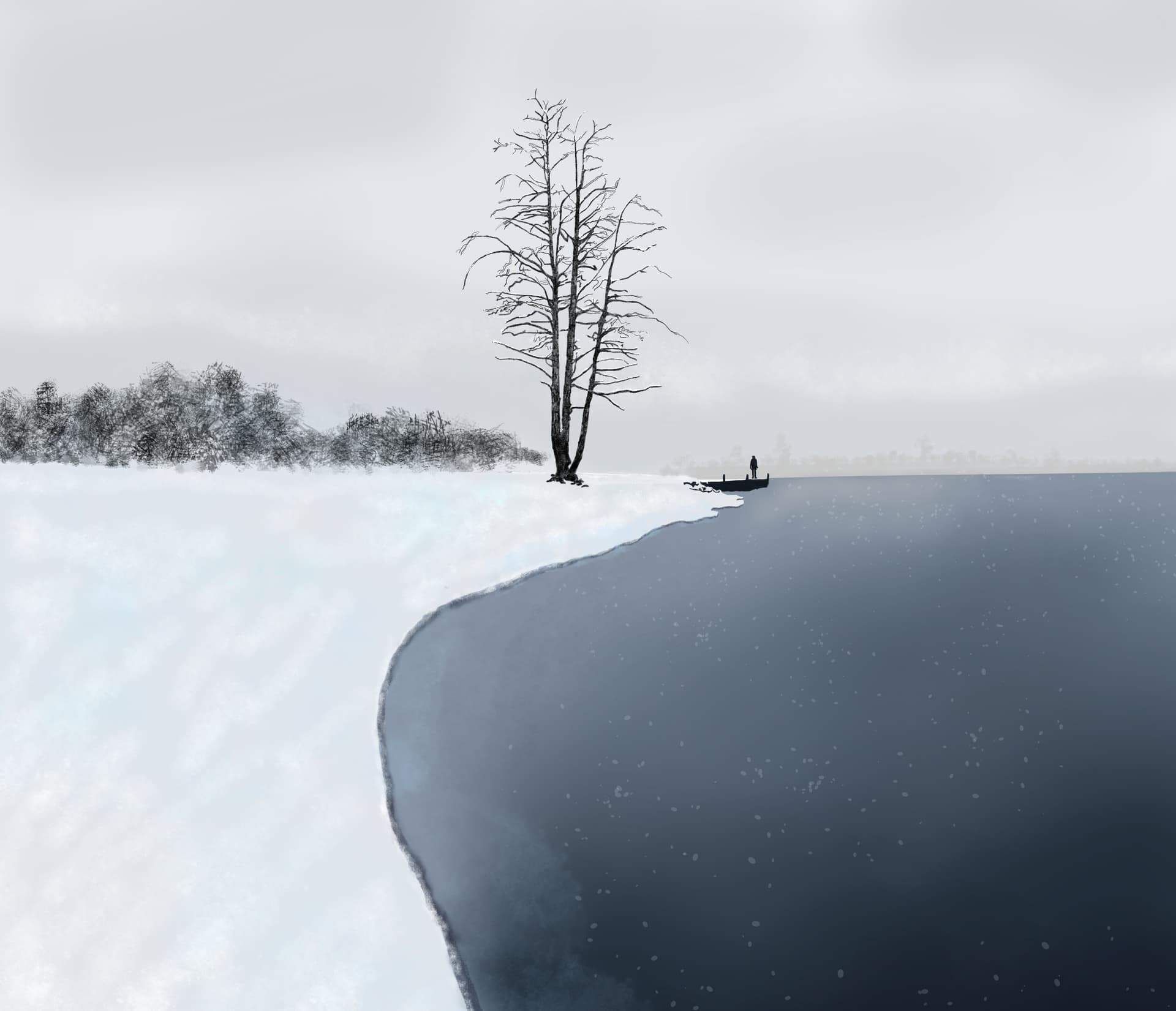 Snow day, working on learning, :-) - Finished Artworks - Krita Artists