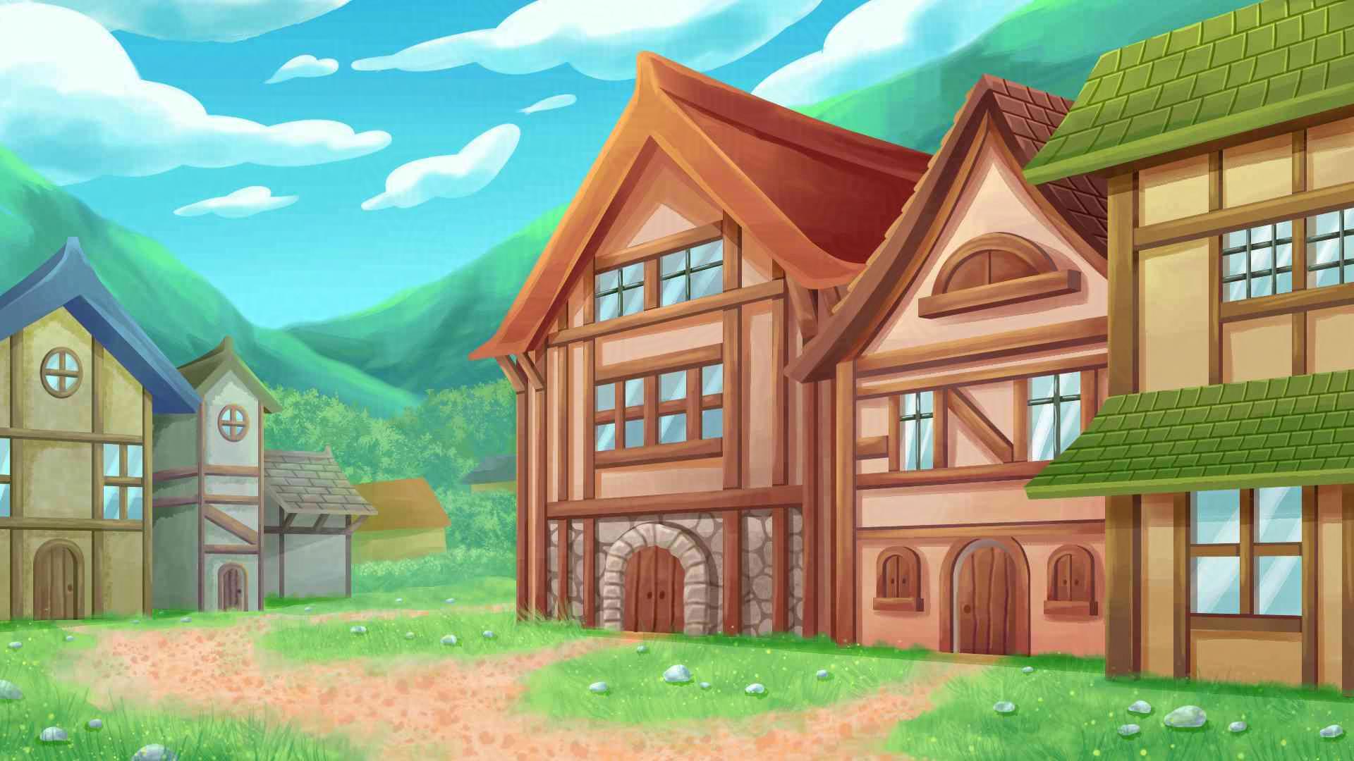 Visual Novel Backgrounds - Finished Artworks - Krita Artists