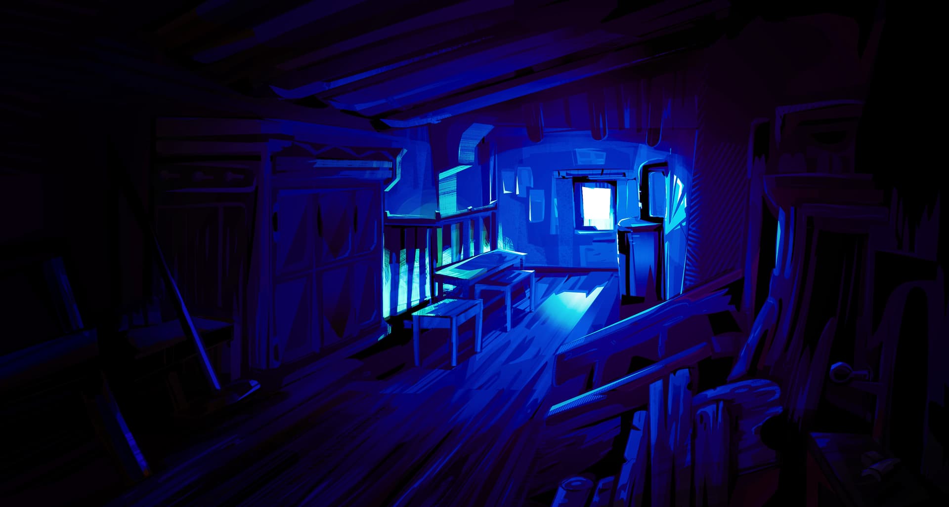Animation background study04-lighting pross with reference - Finished ...
