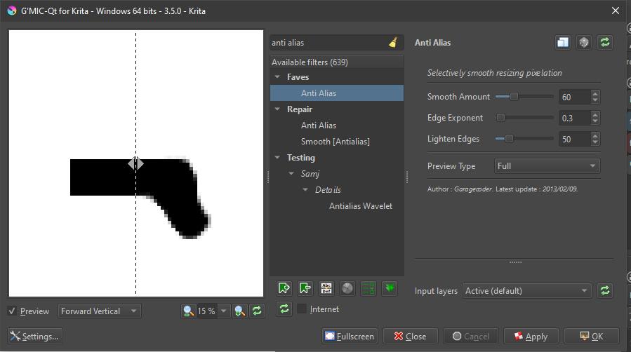 Smoothing filter layer - Feature Requests - Krita Artists