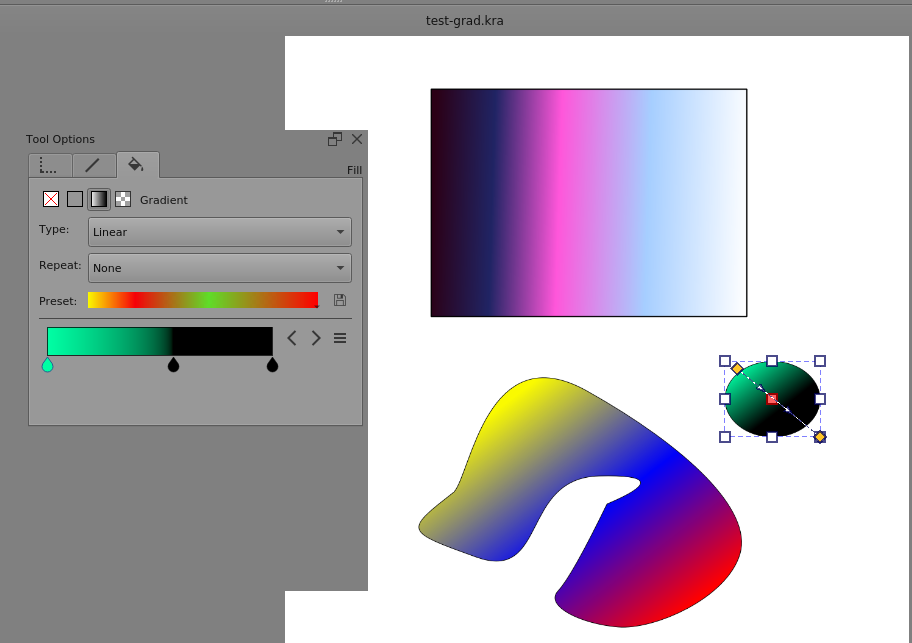 Can`t save gradient in vector painting - General Questions - Krita Artists