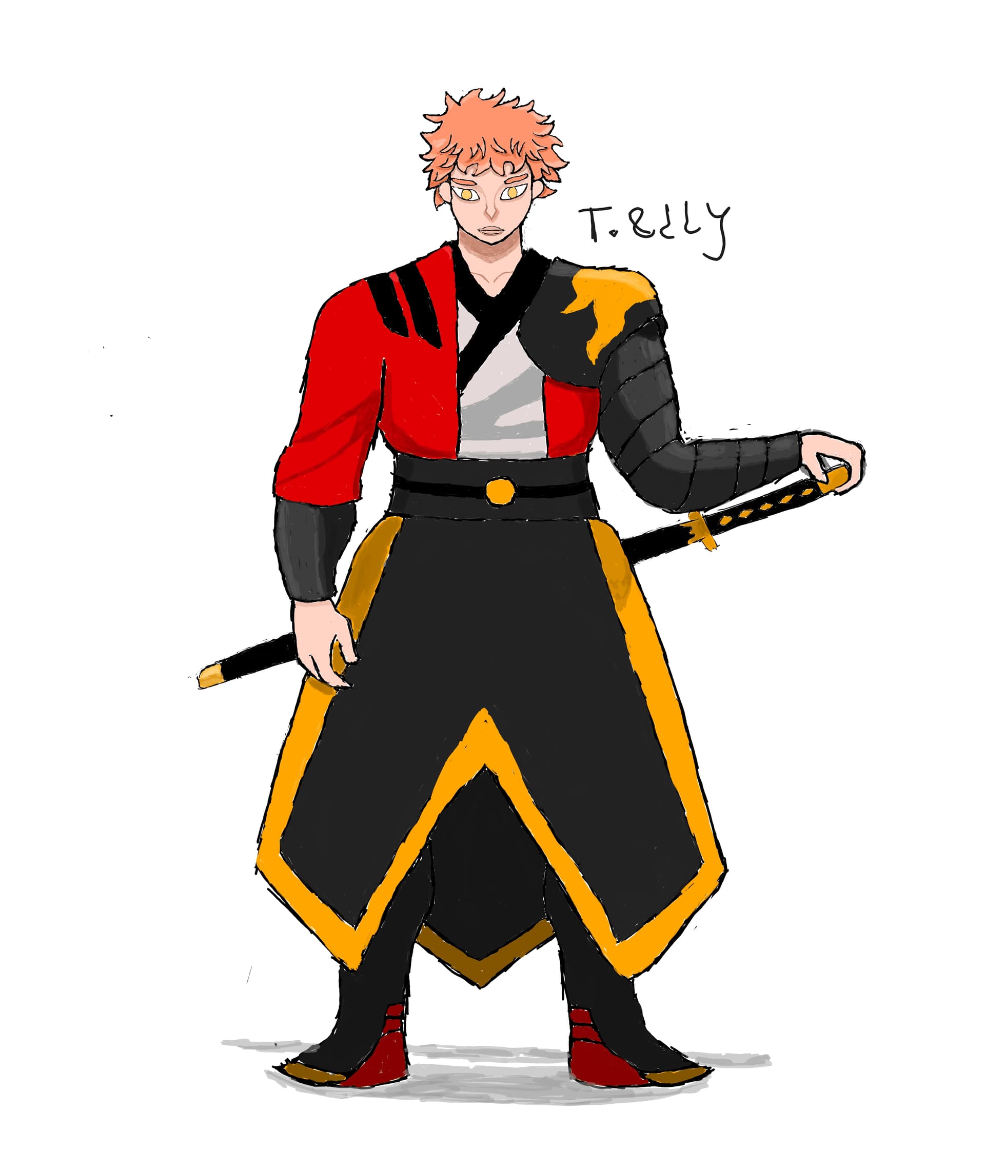 Character design for new OC - Finished Artworks - Krita Artists